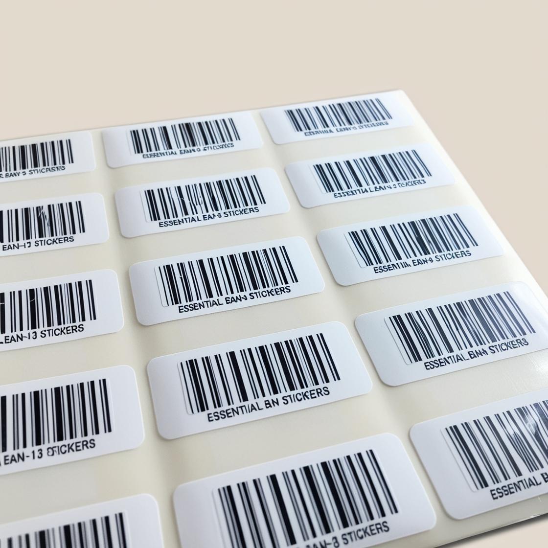 Essential Barcode Stickers Imprint Packages Essential Barcode Stickers Imprint Packages